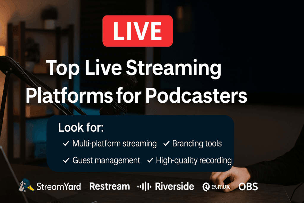 Live Streaming for Podcasters: The Best Platforms to Grow Your Audience ...